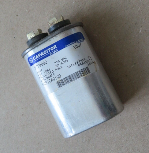Genuine GE Capacitor 97F9002 10uf 50/60Hz 370VAC | eBay