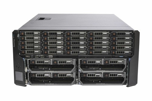 Dell PowerEdge VRTX Rack Chassis 25x1.2TB +4x M620P 2x E5-2630L 16GB ...