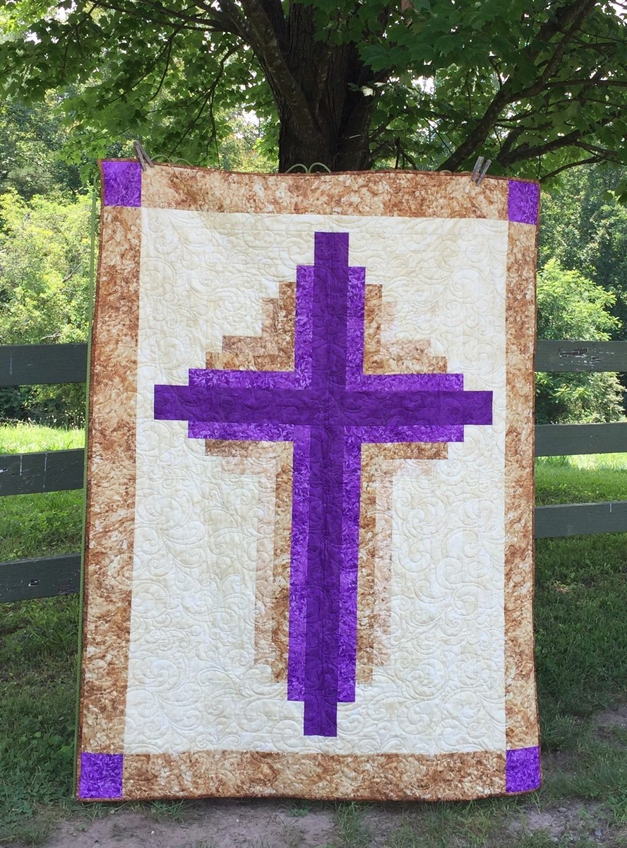 Log Cabin Cross Pattern StitchWorld LOG CABIN QUILTS Diane Phalen