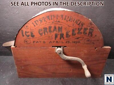 NobleSpirit No Reserve(PN) Rare Antiq Instantaneous Ice Cream Freezer ...