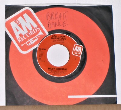 Billy Crystal - You Look Marvelous - 45 Single Near Mint Record | eBay