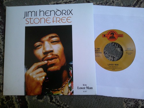 SUNDAZED VINYL 45 PS/JIMI HENDRIX/STONE FREE/LOVER MAN NR MINT 2017 | eBay
