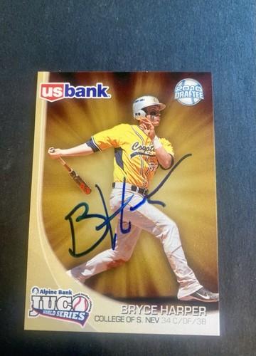 2011 Bryce Harper Autographed Signed JUCO World Series Collegiate ...