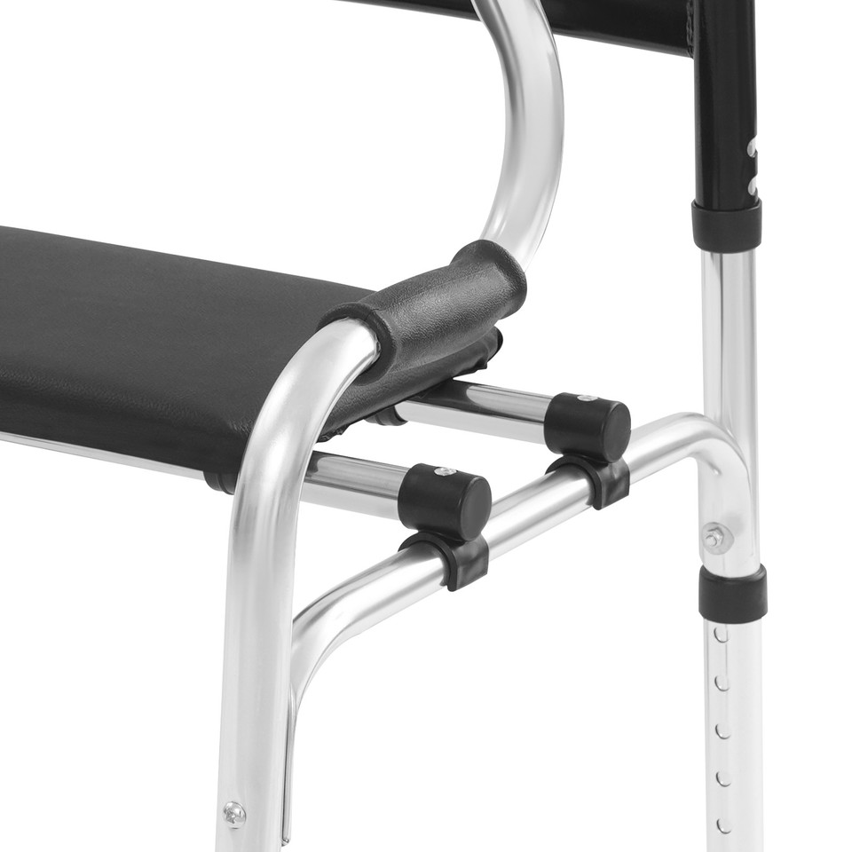Adjustable Walker With Wheels Foldable Walker For Seniors Stand Up ...