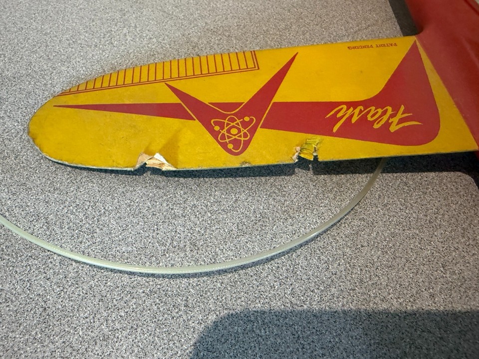 Vintage Electromic Super Flash Airplane Battery Powered Flying Model ...