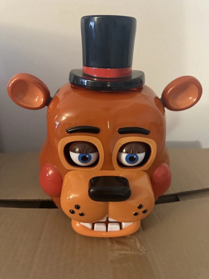 Five Nights At Freddys FNAF 2 Freddy Mask Head Light Up Popcorn Bucket ...
