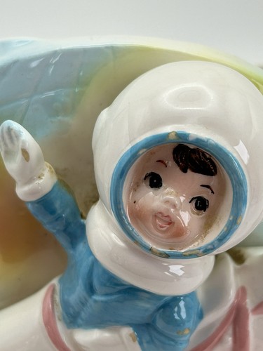 1962 INARCO BABY ASTRONAUT IN ROCKET PLANTER RARE | eBay