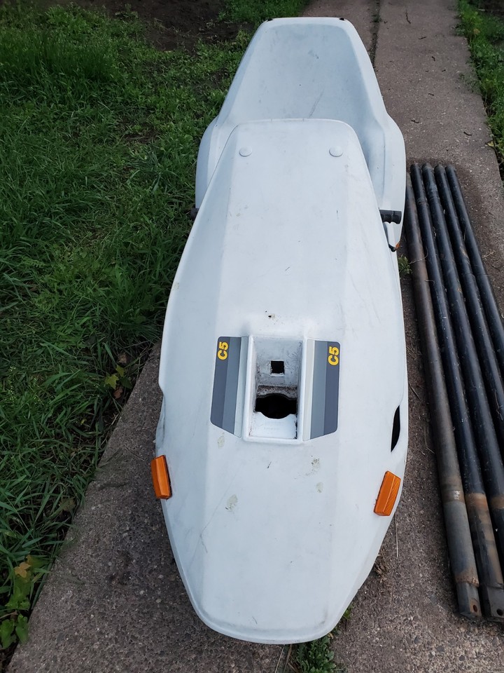 Sinclair C5 1985 Recumbent Electric Bicycle Tricycle Vehicle Body LOCAL ...