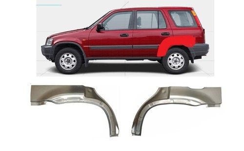 NEW REAR WHEEL ARCH REPAIR PANEL FENDER PAIR FOR HONDA CRV 95-01 CR-V ...