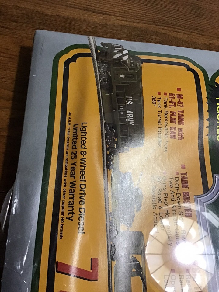 AHM Missile Force HO Scale Train Set Featuring Exploding Box Car | eBay