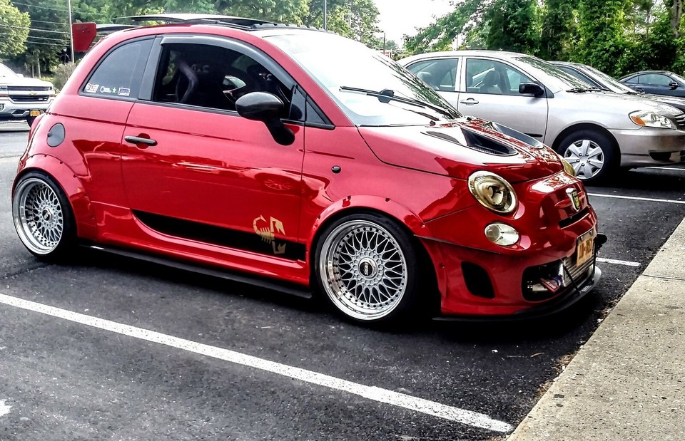 Fiat 500/Abarth Mas Speed flare kit wide body kit direct fit (Us&uk ...