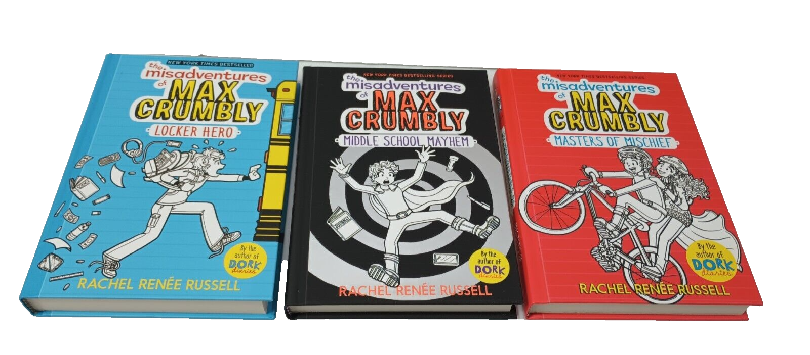 The Misadventures of Max Crumbly Series 3 Books Set by Rachel Renée ...