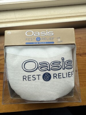 OASIS Eye Mask Rest & Relief Hot & Cold Therapy Relief For Dry Eye ...