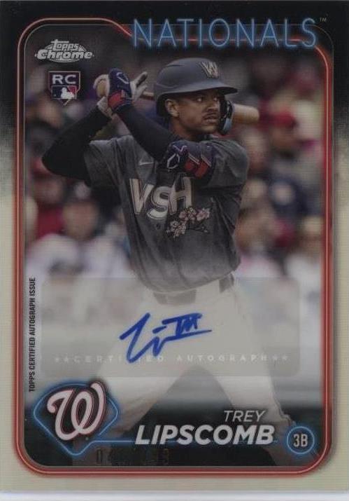 2024 Topps Chrome Update Series - Autographs Trey Lipscomb #AC-TRL ...
