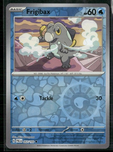 Pokemon Paldea Evolved 057/193 Reverse Holo - Frigibax | eBay