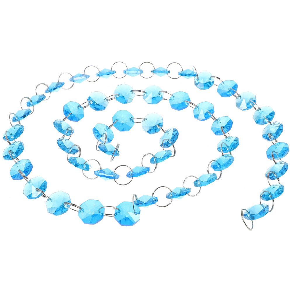 4pcs Octagon Bead String Decoration Glass Bead String Decor Hanging ...