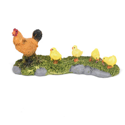 Garden Resin Chicken Art Decor Little Yellow Chicks Statues Lawn ...