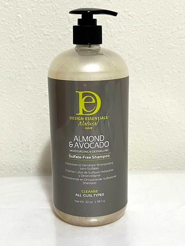 Design Essentials Natural Almond & Avocado Shampoo 32 oz All Curl Types ...