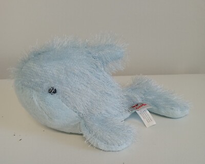GANZ 10 Inch Blue Whale Furry Stuffy Plush | eBay
