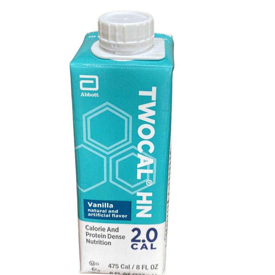 Twocal HN Vanilla Oral Supplement Tube Feeding Formula, 2 Case of 24 ...