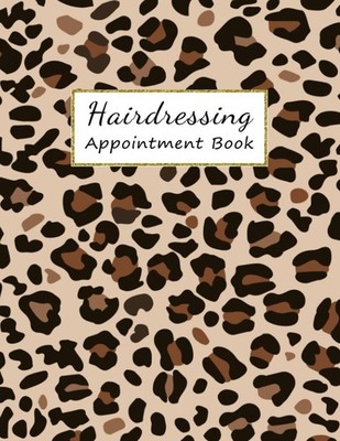 Hairdressing Appointment Book Undated Hair Stylist Appointment Book ...