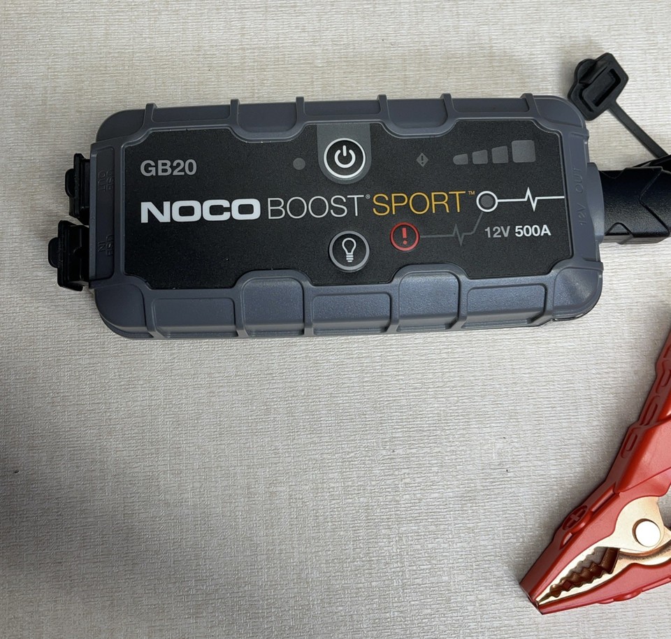 Noco Boost Sport GB20 500A 12V UltraSafe Portable Lithium Battery /READ ...