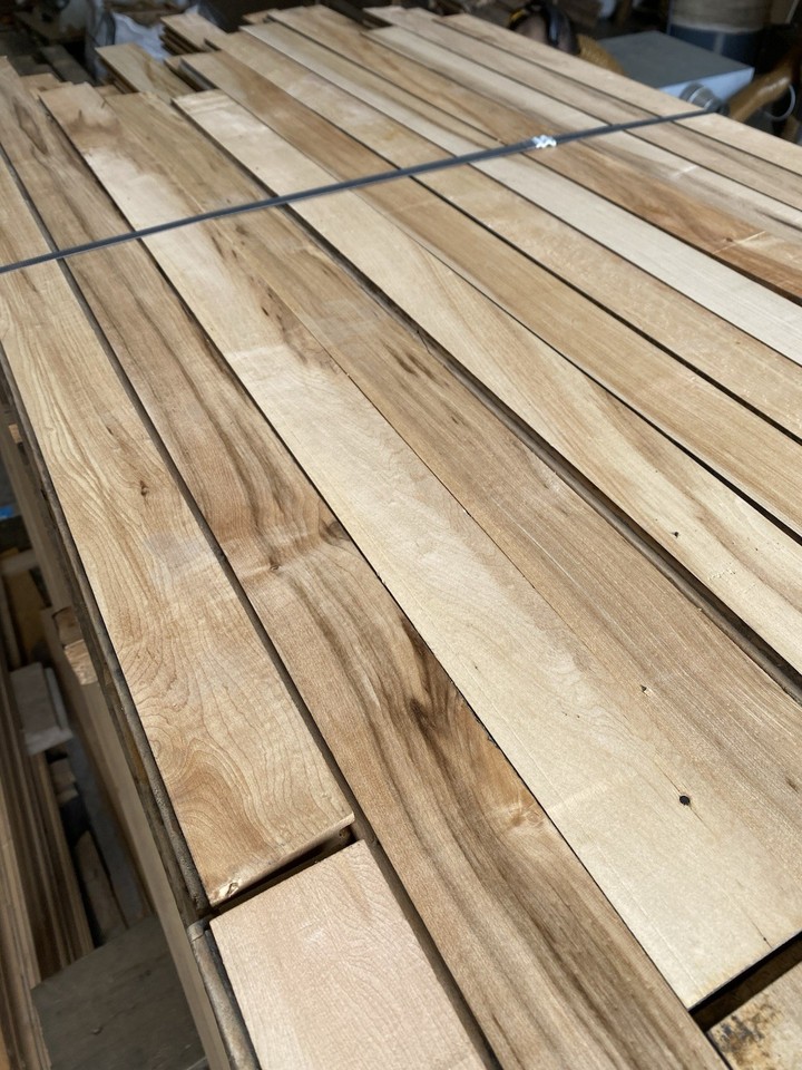 Reclaimed Maple Strip Flooring/Solid Hardwood | eBay UK