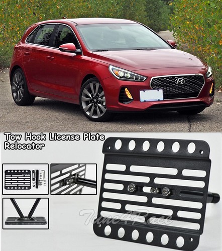 For 18-Up Hyundai Elantra GT Front Bumper Tow Hook License Plate ...