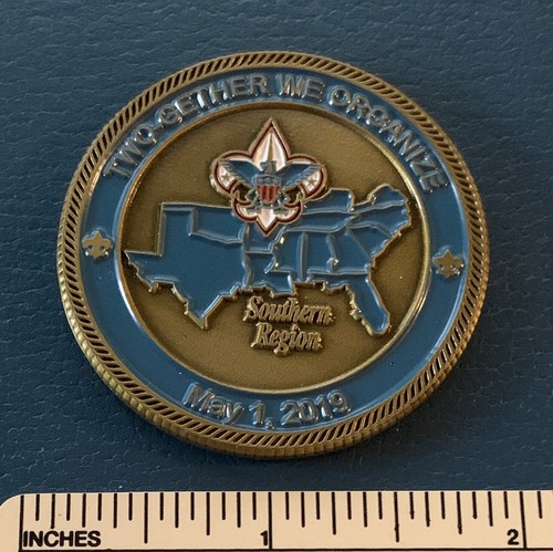 2019 SOUTHERN REGION Boy Scout CHALLENGE COIN Scouting Cub Venturing ...