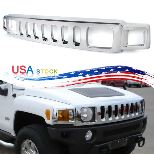 For Hummer H3 H3T 2006-2010 Front Grille Assembly Chrome Replace For ...