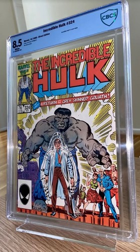 Incredible Hulk #324 - Key & Return of the Grey Hulk! CBCS 8.5 - Brand ...