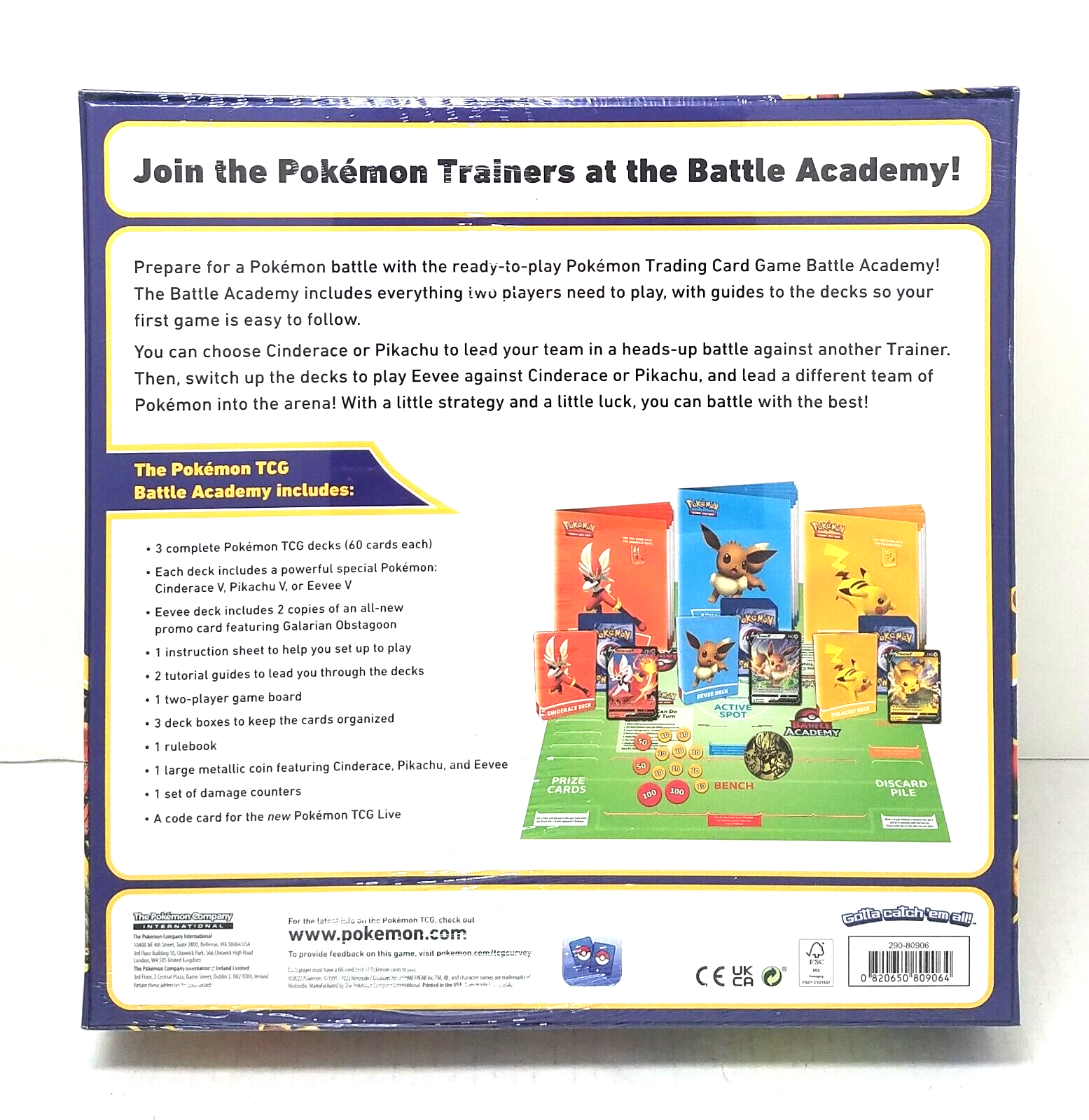 Pokemon TCG Trading Card Game Battle Academy Board Game SEALED NIB | eBay