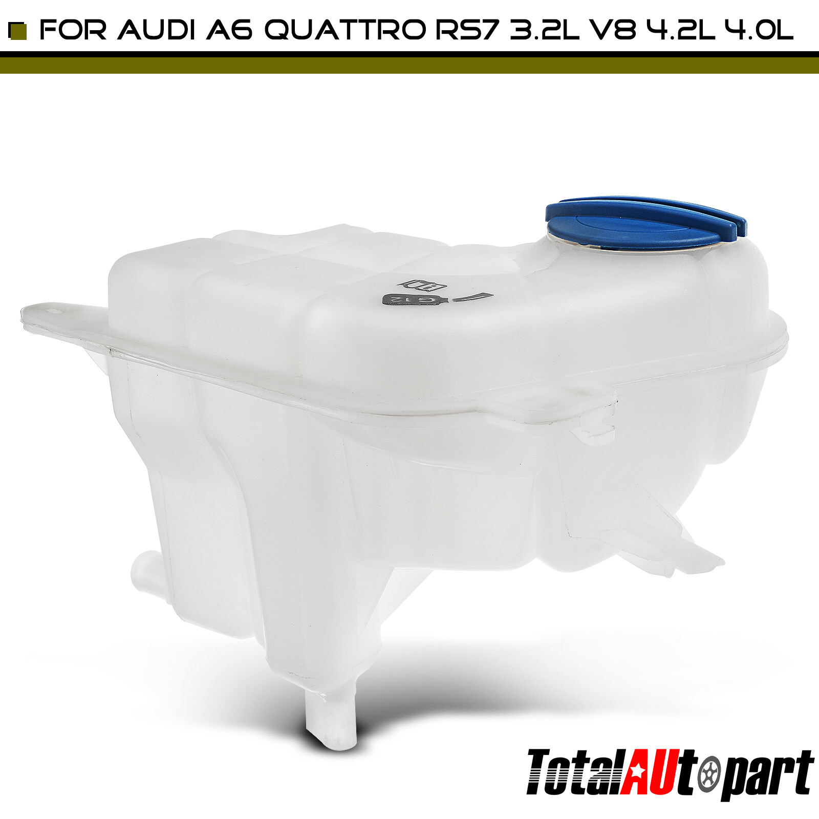 Coolant Expansion Tank w/ Cap & Sensor for Audi A6 Quattro 2005-2009 ...
