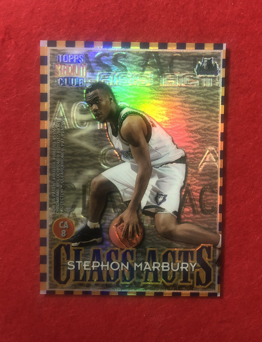 1997 Topps Stadium Club Stephon Marbury / Kenny Anderson Refractor #CA8 ...