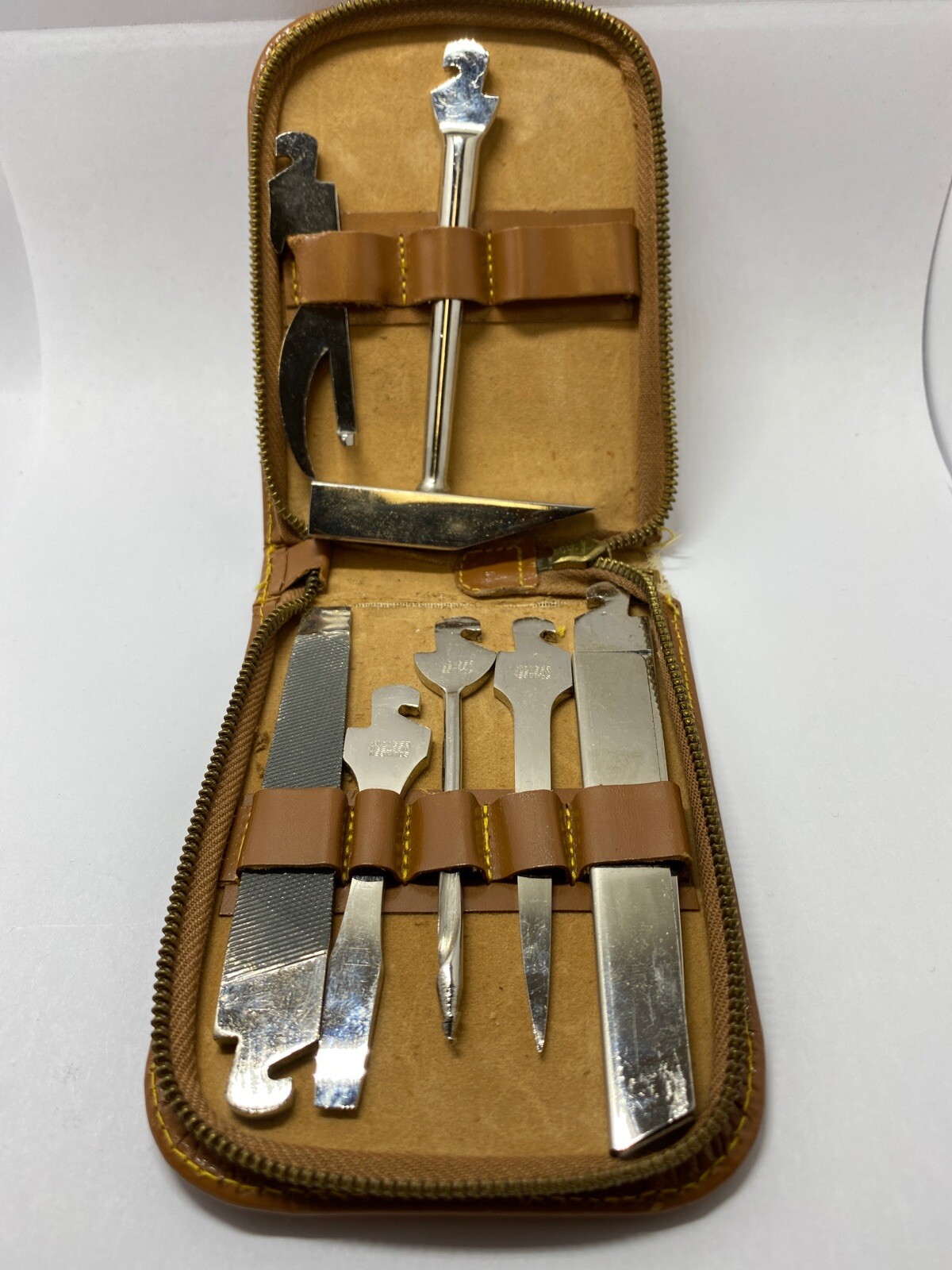 Germany SOLINGEN TOOL KIT in Leather Case | eBay