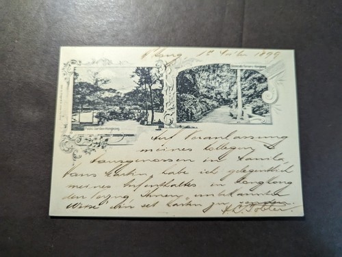 1899 British Hong Kong Postcard Cover to Basel Switzerland | eBay