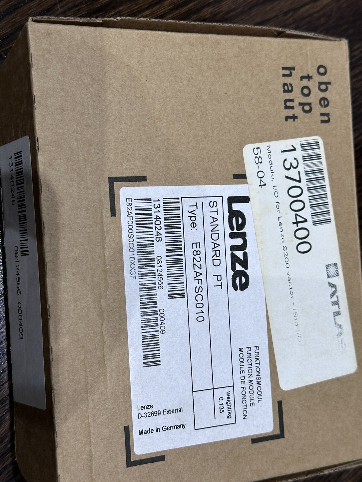 LENZE STANDARD PT E82ZAFSC010 MODULE I/O FOR LENZE 8200 VECTOR | eBay