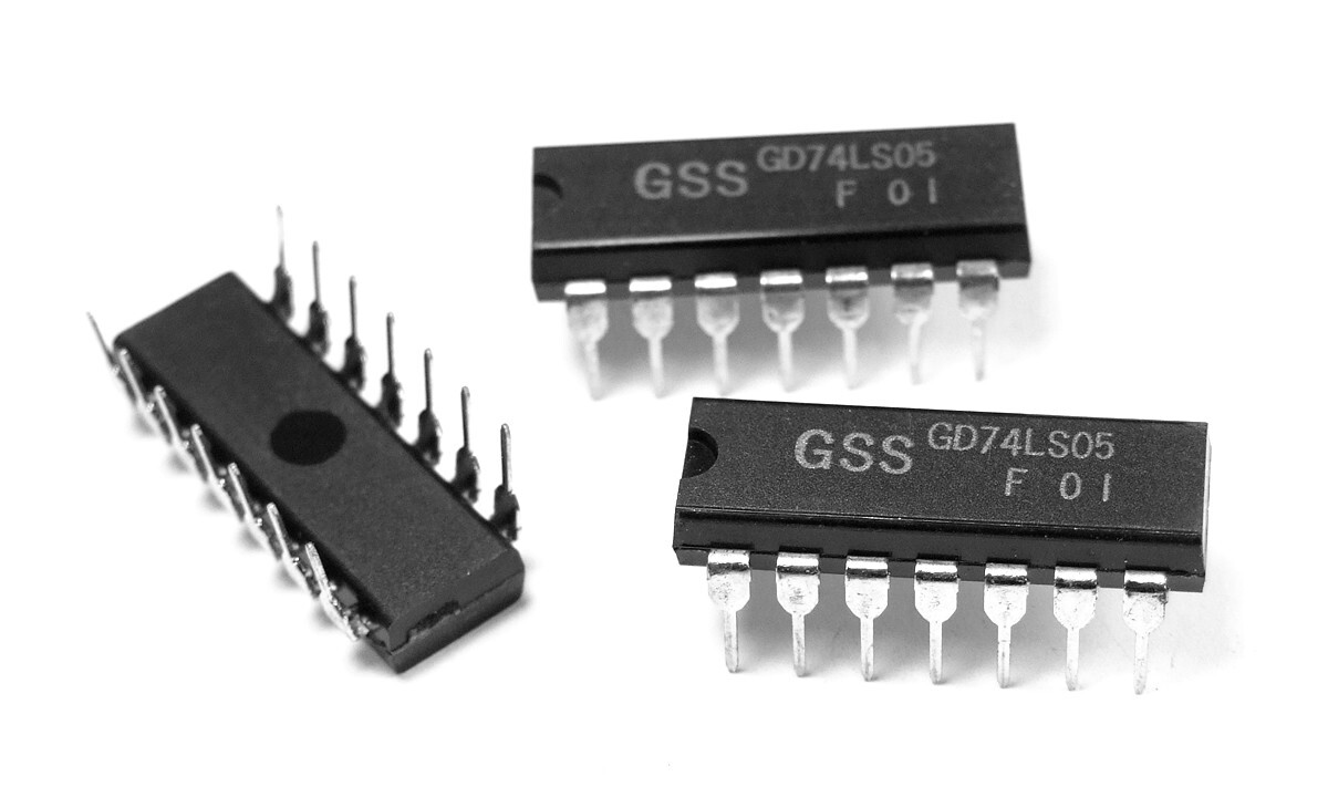 GD74LS05 (SN74LS05N) Hex inverters-open collector outputs 74LS05 IC (1 ...