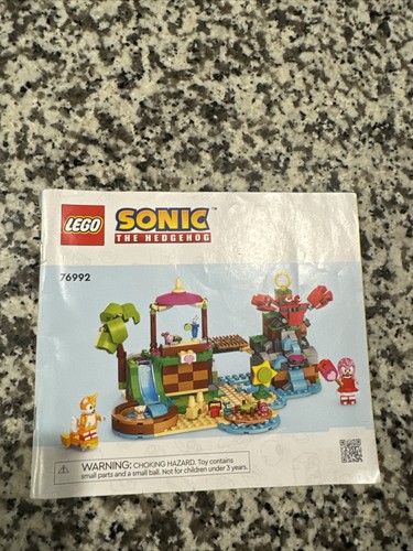 LEGO Sonic the Hedgehog Amy’S Animal Rescue Island 76992 Building ...