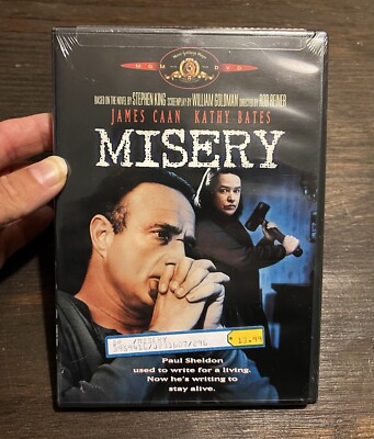Misery (DVD, 1990) Horror Movie James Caan Kathy Bares Stephen King Rob ...