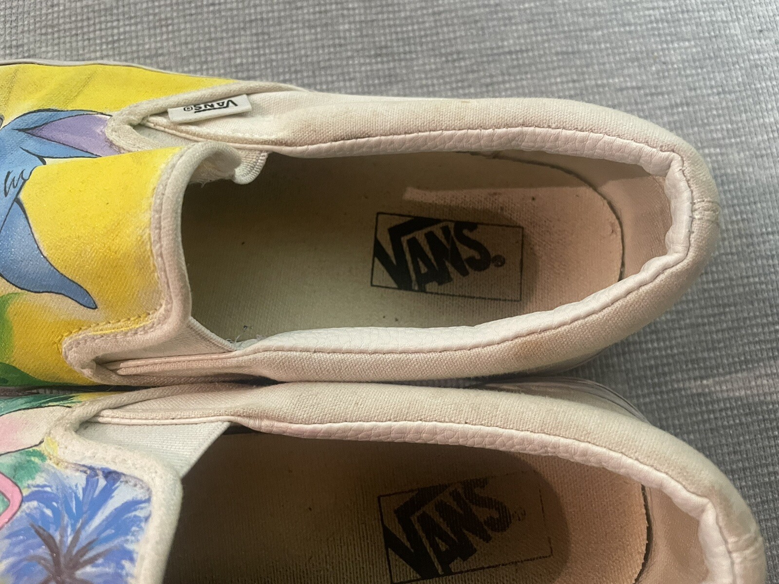 VANS Custom Painted Lilo & Stitch Angel Disney Unisex… - Gem