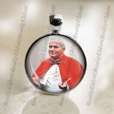 Pope John Paul II Catholic Saint Medal Pendant Christian Religious ...