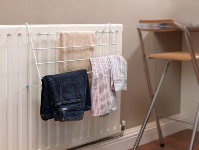 SupaHome Over Radiator Rack 4 Bar Ideal for airing and drying clothes ...