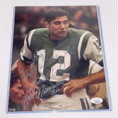 Joe Namath Signed/Inscribed 8x10 Color Photo “Hey Joe! Good Meeting Ya ...