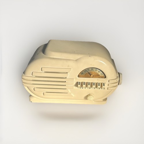 Rare Vintage Belmont Art Deco Bakelite Push button Tube Radio - Not ...