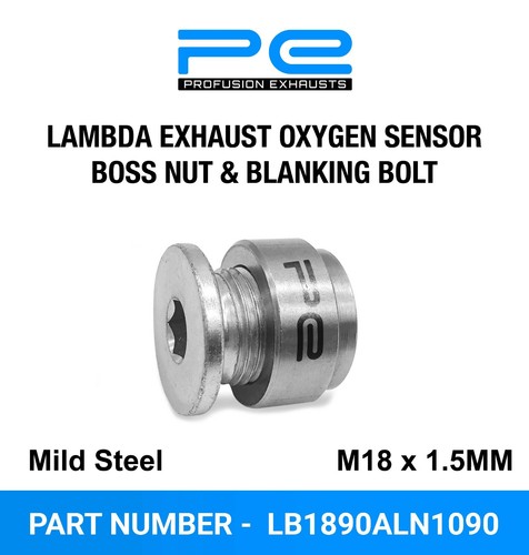 Lambda Exhaust Oxygen Sensor Boss nut & Blanking plug, bolt M18 x 1.5 | eBay UK
