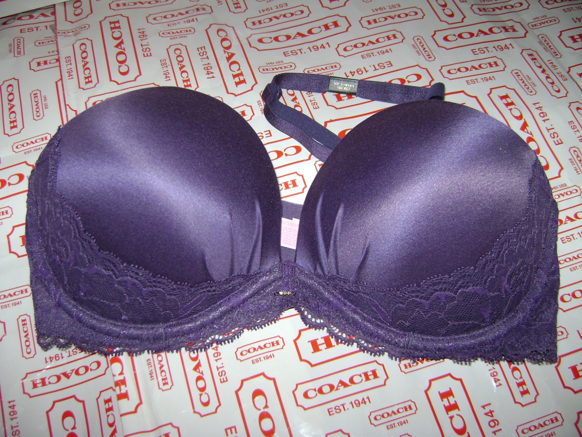 Purple Strapless Bra