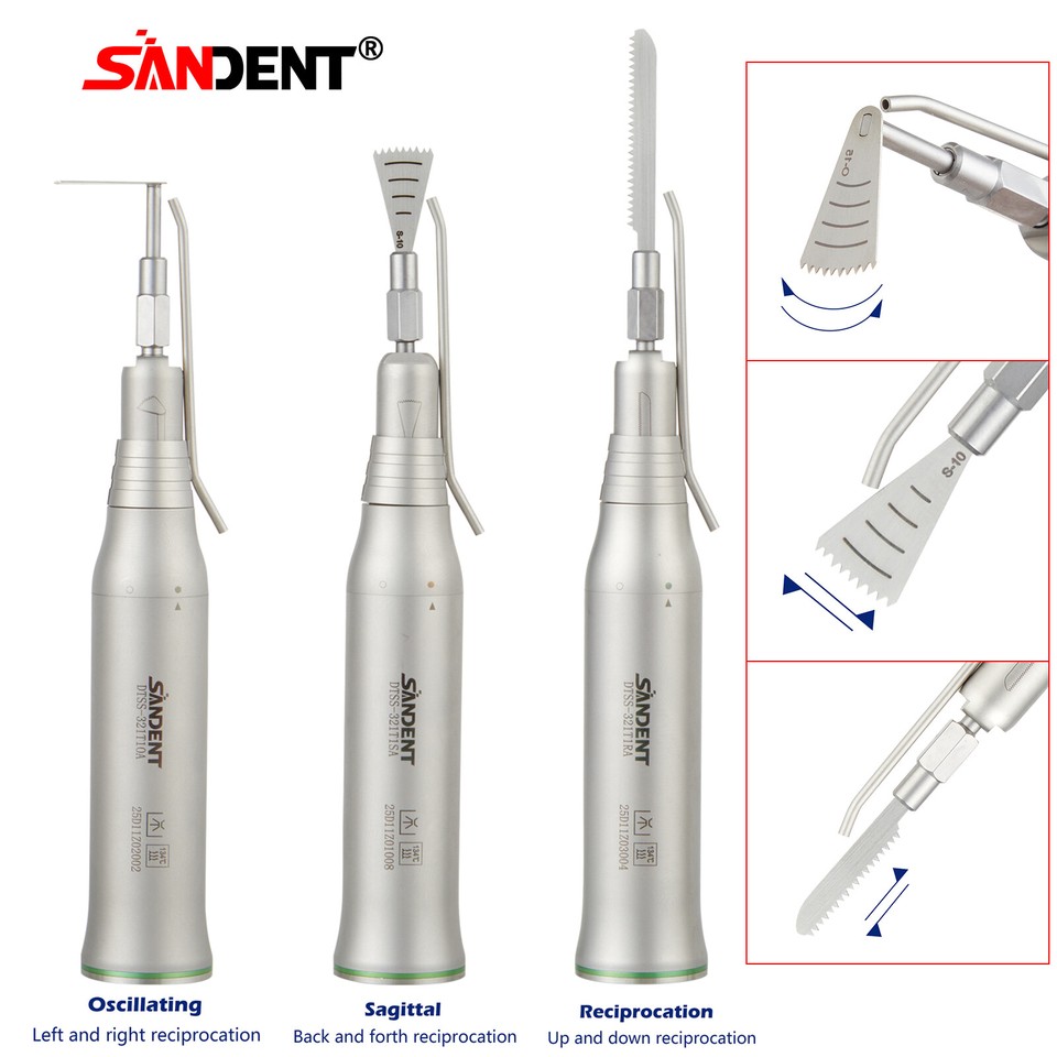 Dental Micro Saw Surgical Handpiece 3.2:1 3.4:1 Reciprocating Bone ...