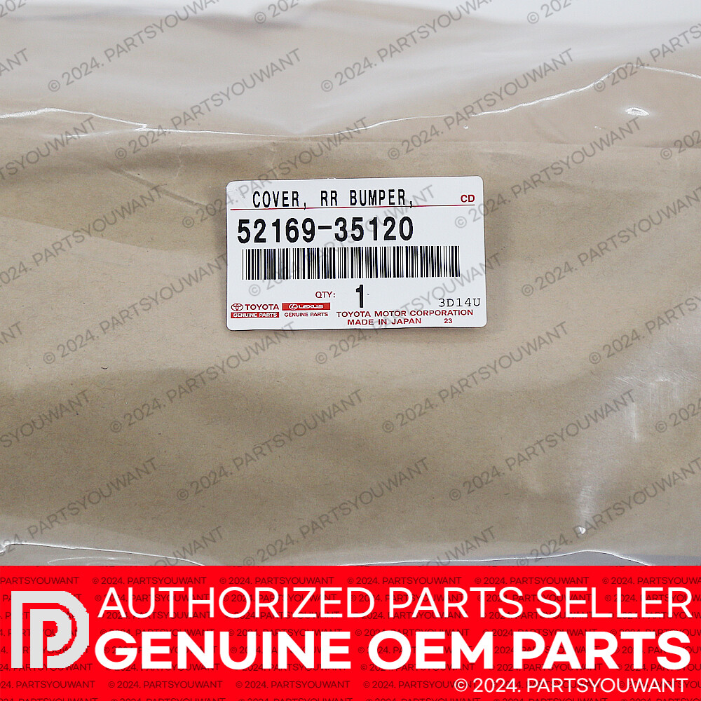 GENUINE Toyota 14-24 4Runner TRD PRO Rear Lower Bumper Valance Cover ...