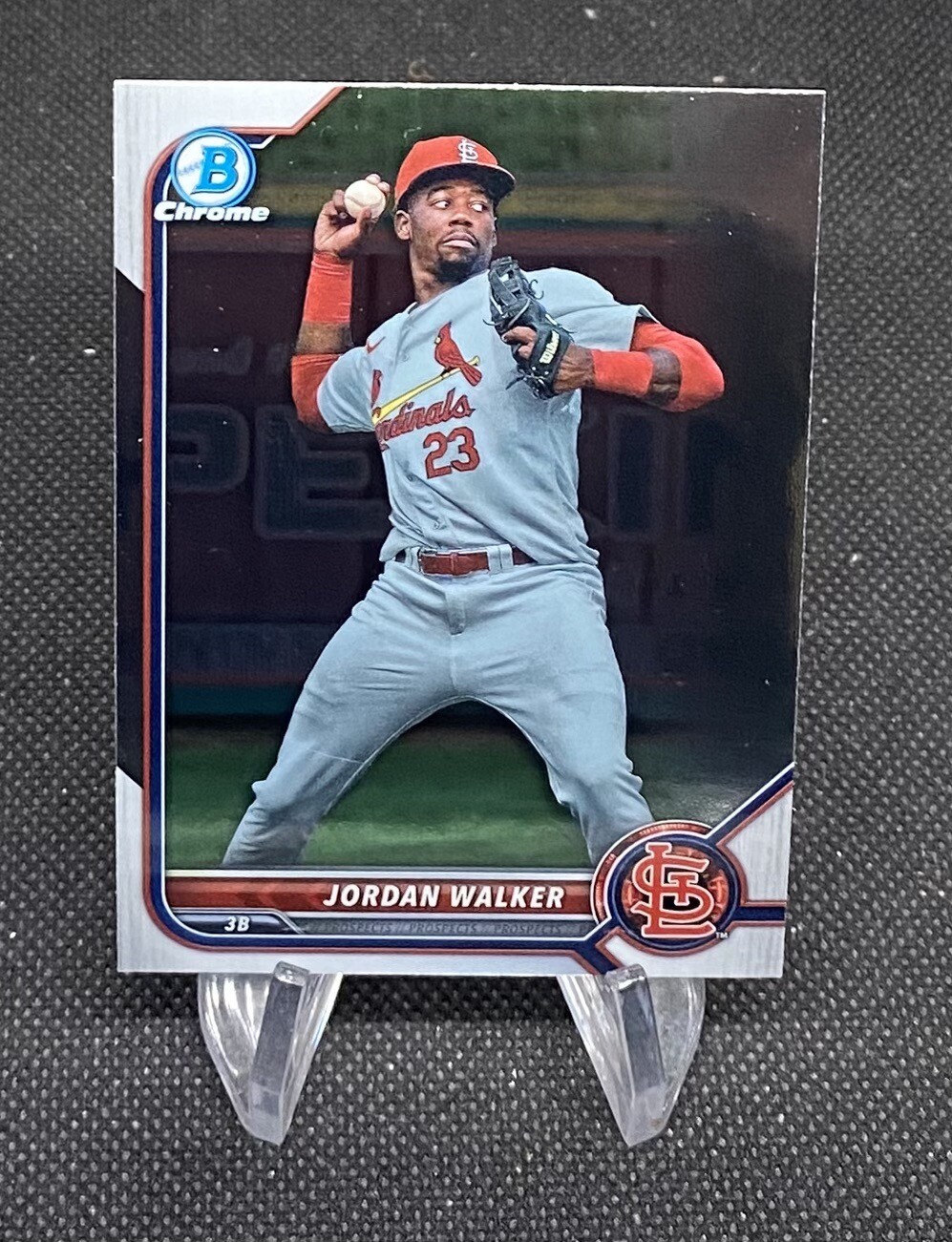 2022 Bowman Draft Chrome Baseball Jordan Walker Rookie Card #BDC-36 ...